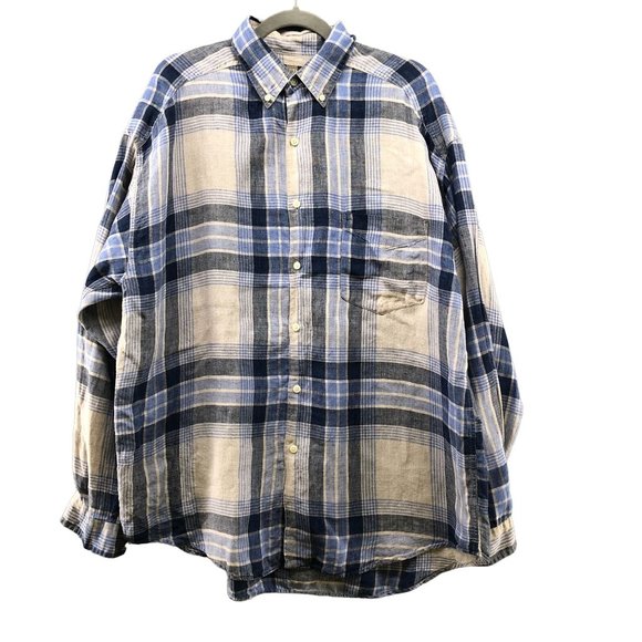 Le Collezioni Structure | Shirts | Vintage Le Collezioni 0 Linen Shirt ...